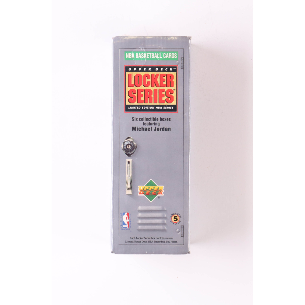 1991 Upper Deck NBA Michael Jordan Locker Series 5 Box with (7) Packs ...