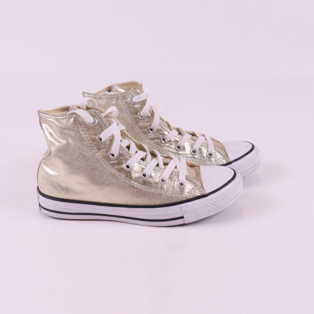 Jerry West Signed Converse All Star Gold Basketball Shoe (PSA ...