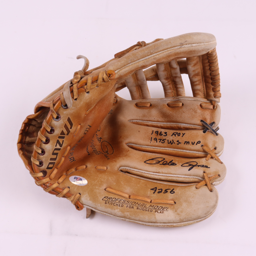 Pete Rose Signed Vintage Mizuno Player Model Baseball Glove Inscribed ...