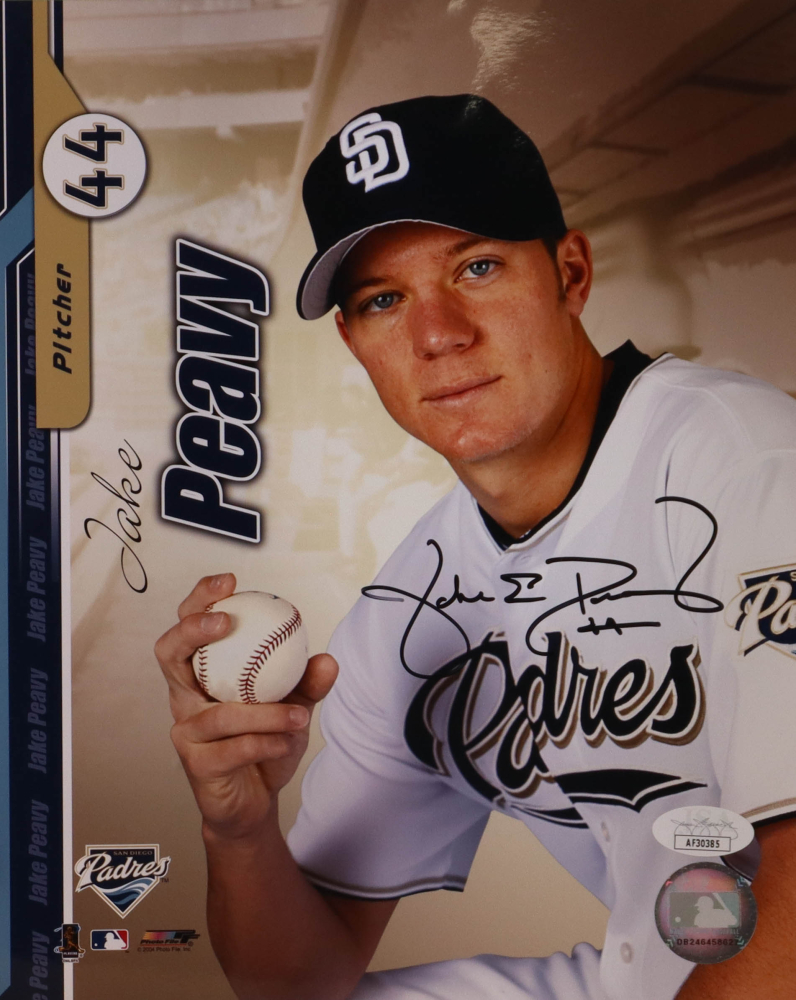 Jake Peavy Signed Padres 8x10 Photo (JSA) | Pristine Auction