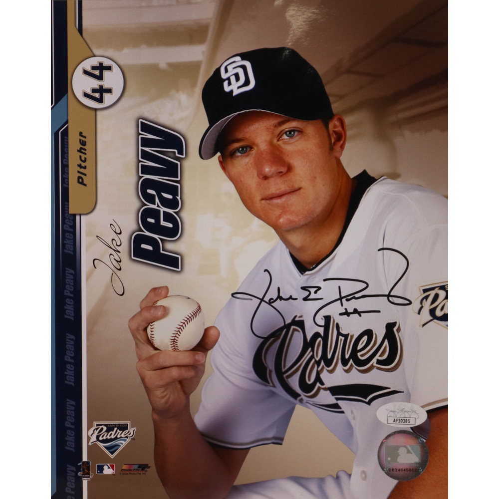Jake Peavy Signed Padres 8x10 Photo (JSA) | Pristine Auction