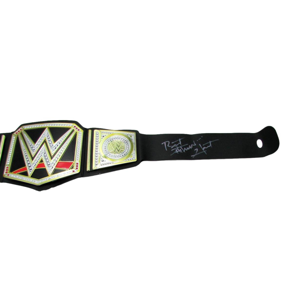 Bret "Hitman" Hart Signed WWE Tag Team Championship Belt (JSA ...