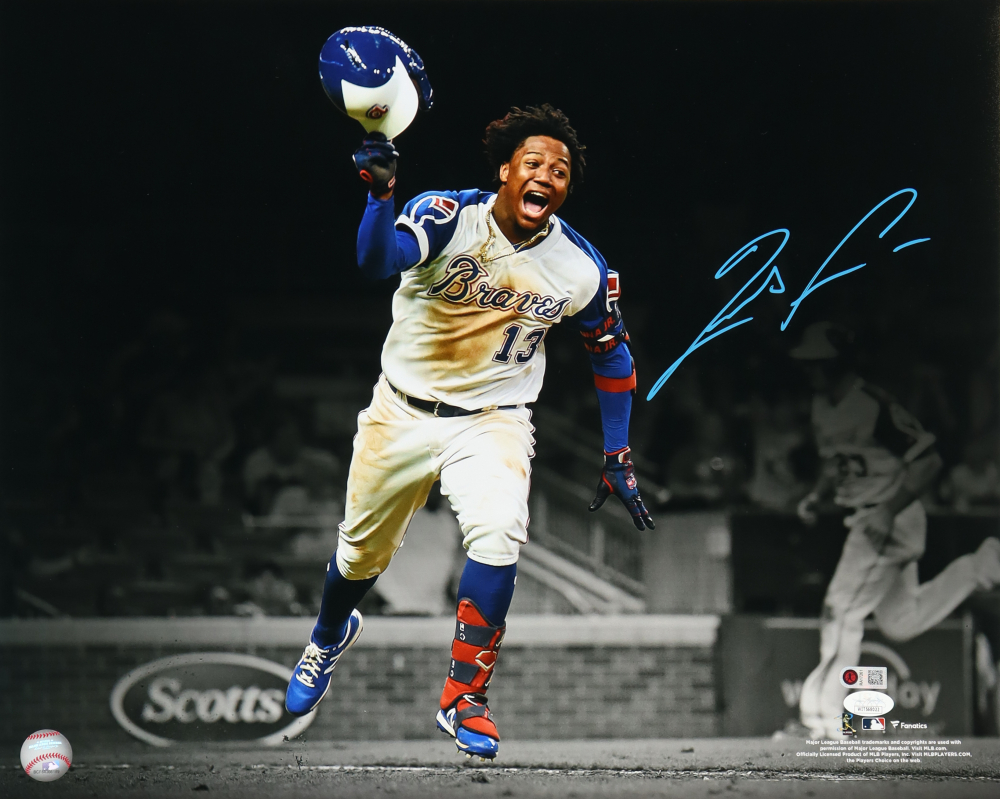 Ronald Acuna Jr. Signed Braves 16x20 Photo (JSA & Acuna Jr.) | Pristine ...
