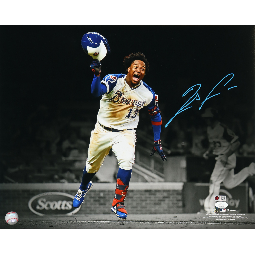 Ronald Acuna Jr. Signed Braves 16x20 Photo (JSA & Acuna Jr.) | Pristine ...