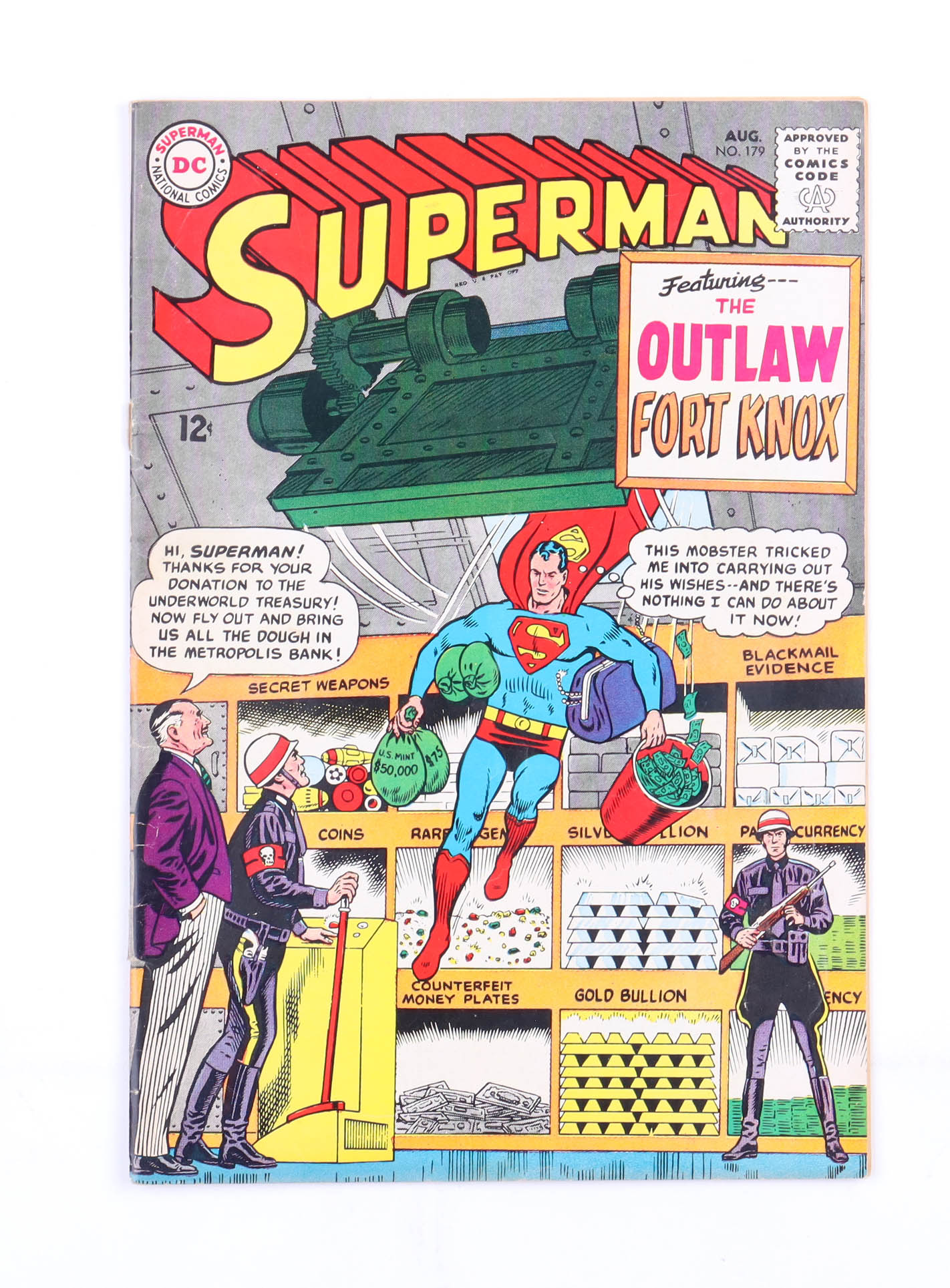 1965 "Superman" Issue #179 DC Comic Book | Pristine Auction