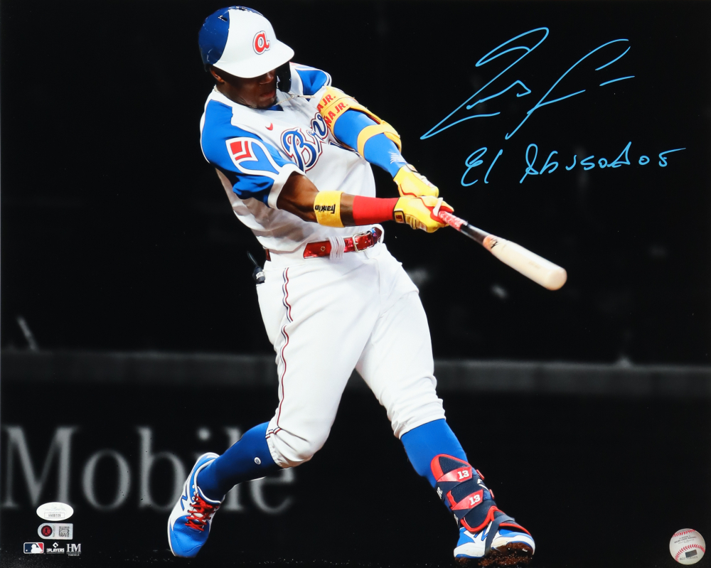 Ronald Acuna Jr. Signed Braves 16x20 Photo Inscribed "El Abusador" (JSA ...