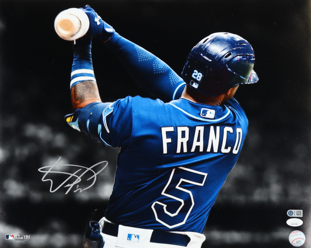 Wander Franco Signed Rays 16x20 Photo (JSA & Franco) | Pristine Auction