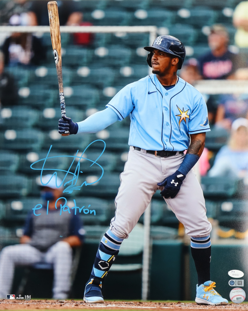 Wander Franco Signed Rays 16x20 Photo Inscribed "El Patron" (JSA ...