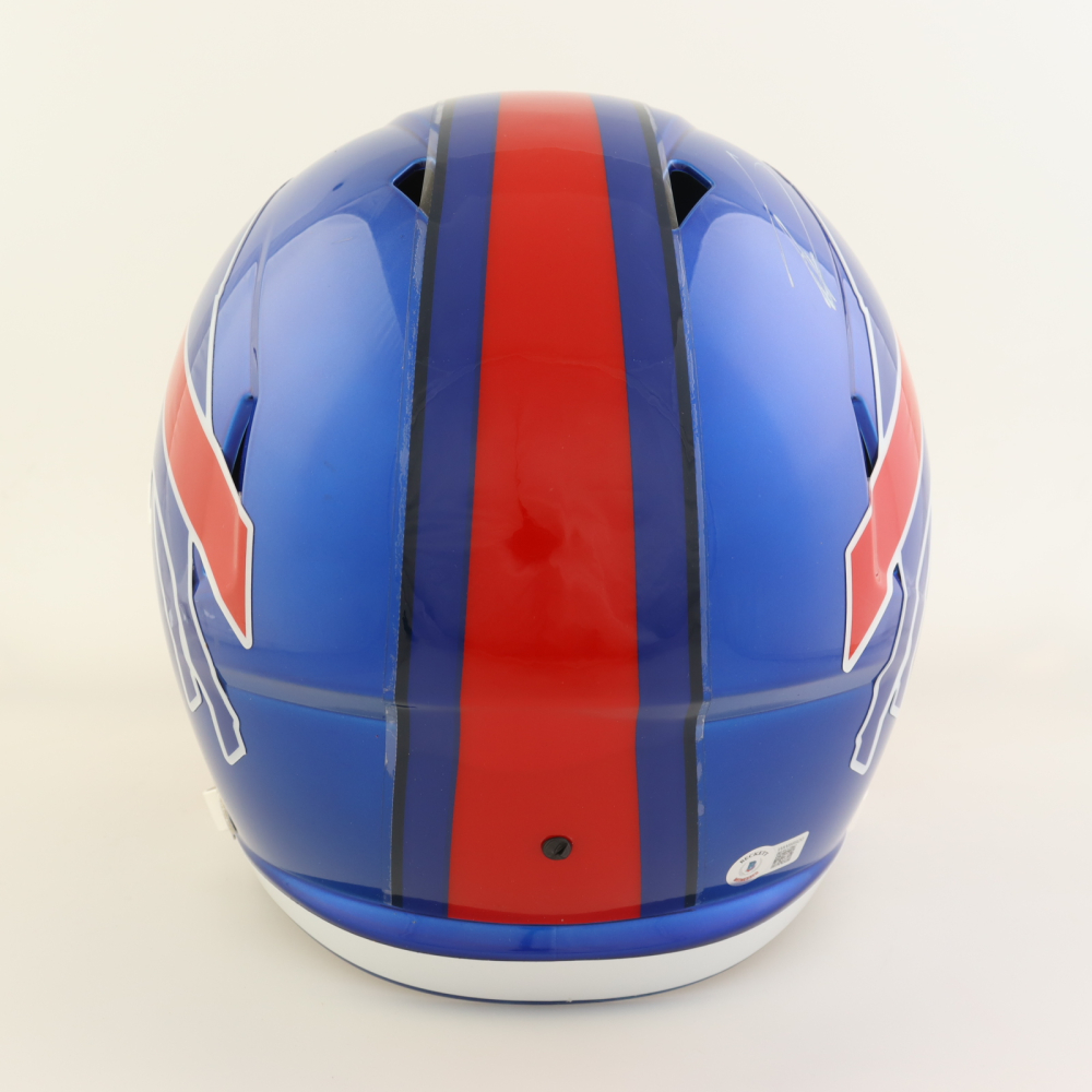Stefon Diggs Signed Bills Full-Size Flash Alternate Speed Helmet ...