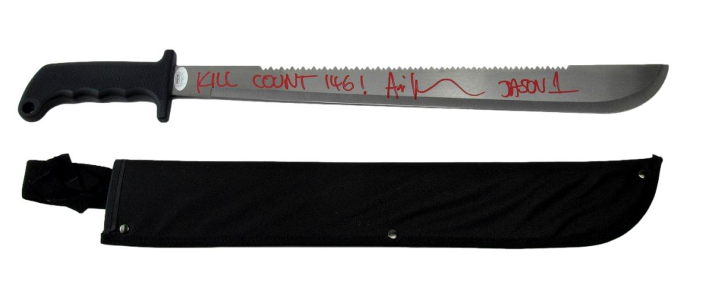 Ari Lehman Signed "Friday the 13th" Genuine 22" Steel Machete Inscribed ...