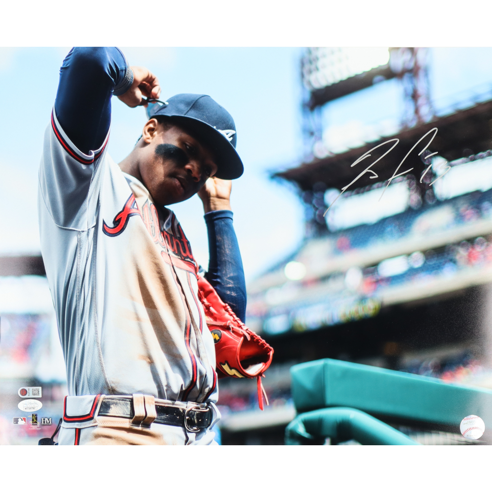 Ronald Acuna Jr. Signed Braves 16x20 Photo Inscribed "13" (JSA COA ...