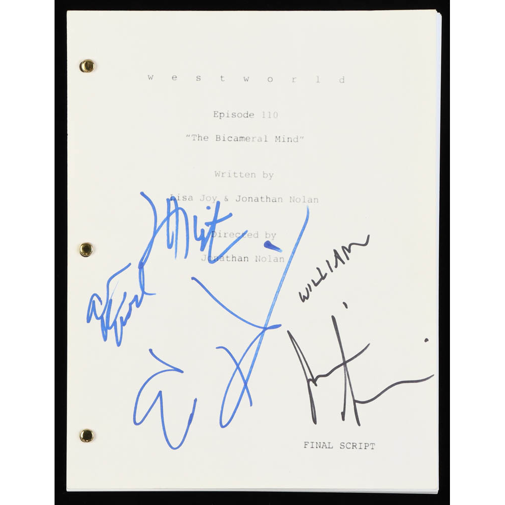 Ed Harris, Evan Rachel Wood, Jeffrey Wright, Jimmy Smith Signed "The ...