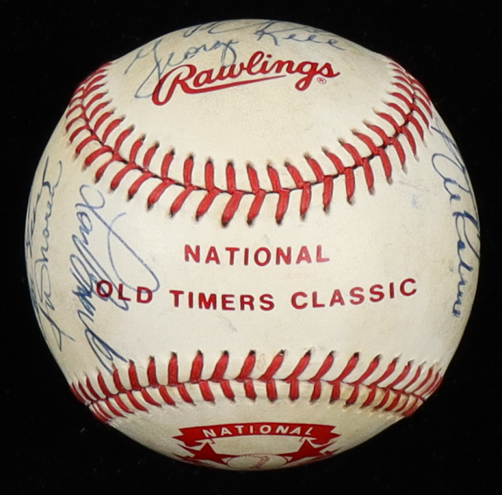 National Old Timers Classic Baseball Signed by (16) with Brooks ...