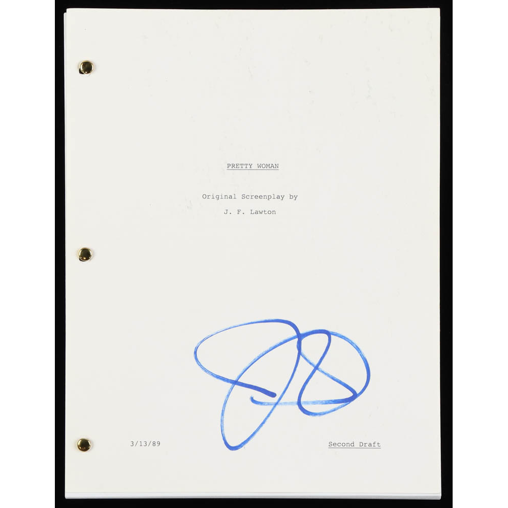 Julia Roberts Signed "Pretty Woman" Replica Script (AutographCOA ...