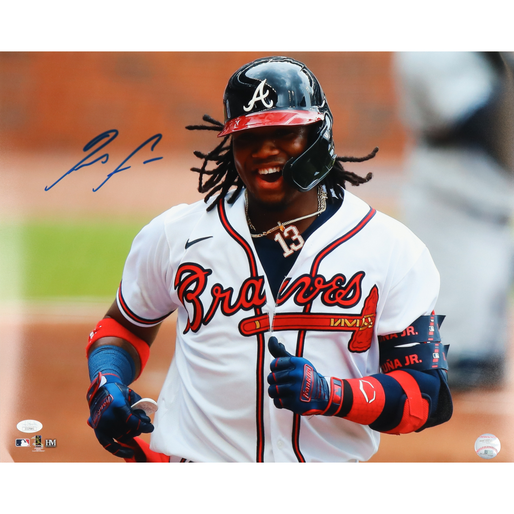 Ronald Acuna Jr. Signed Braves 16x20 Photo (JSA) | Pristine Auction