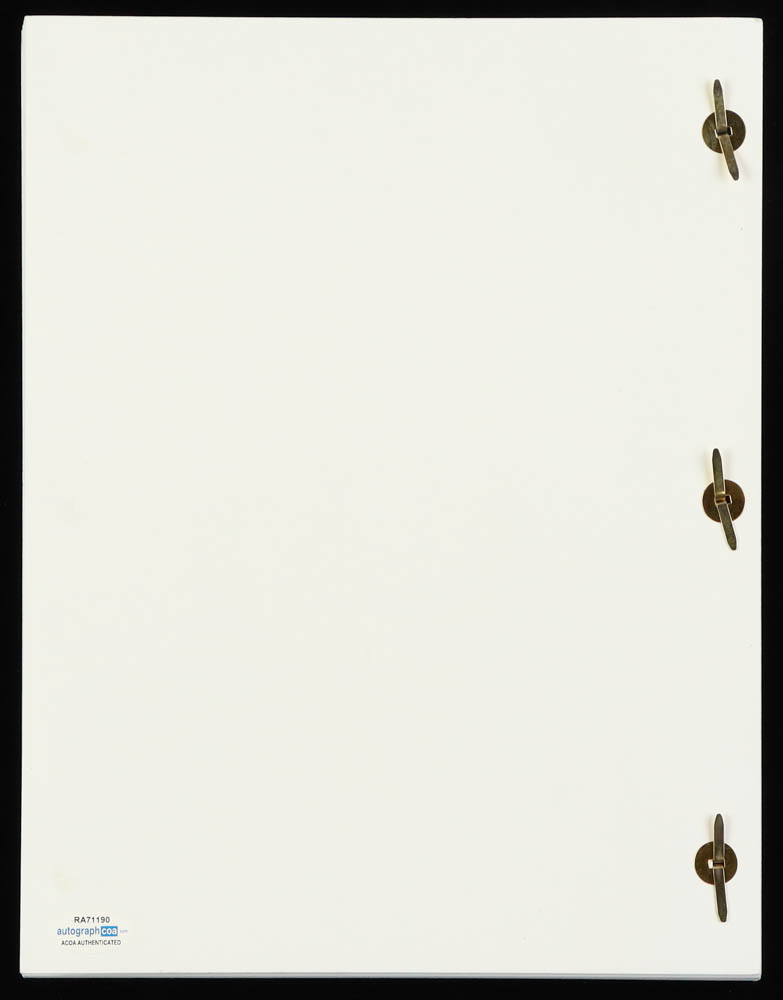 John Milius Signed "Conan the Barbarian" Replica Script (AutographCOA ...