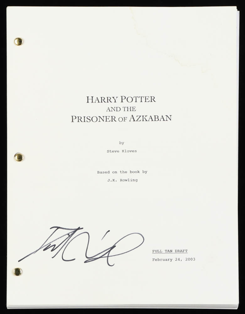 Daniel Radcliff Signed "Harry Potter and the Prisoner of Azkaban ...