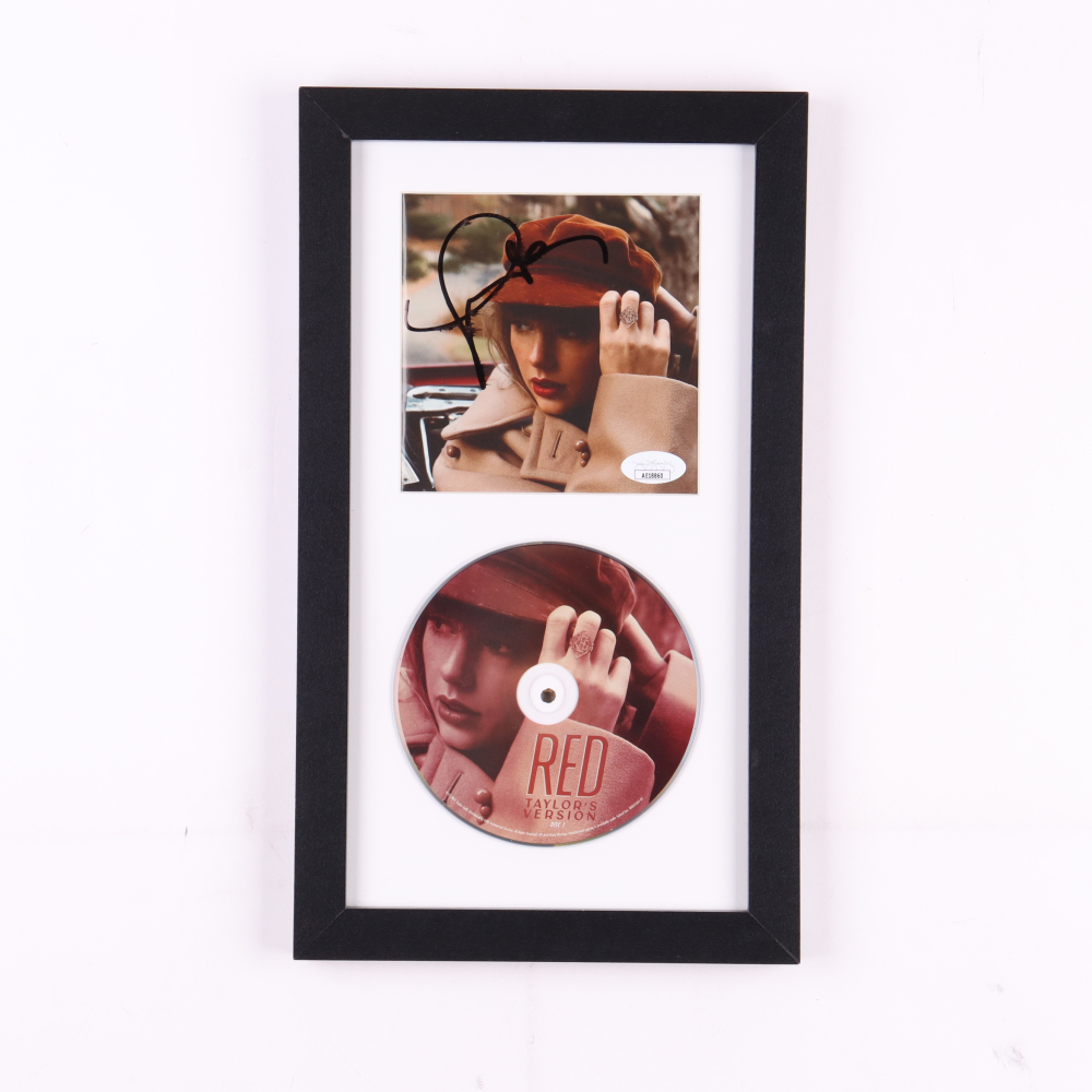 Taylor Swift Signed Custom Framed "Red: Taylor's Version" CD Booklet ...