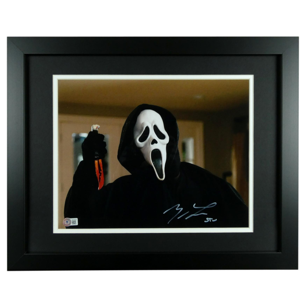 Matthew Lillard Signed "Scream" Custom Framed Photo Inscribed "STU ...