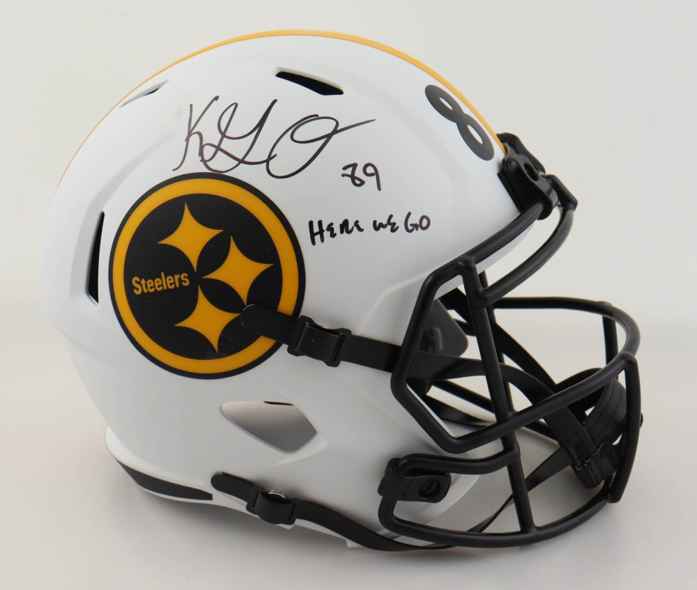 Gunner Olszewski Signed Steelers Full-Size Lunar Eclipse Alternate ...