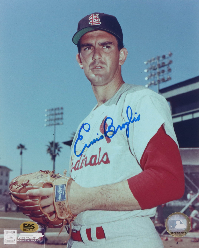 Ernie Broglio Signed Cardinals 8x10 Photo (CAS) | Pristine Auction