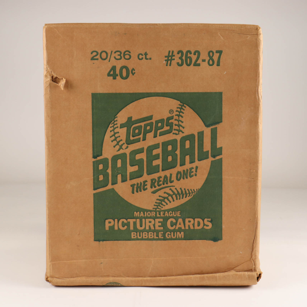 1987 Topps Baseball Wax Box Case with (20) Boxes | Pristine Auction