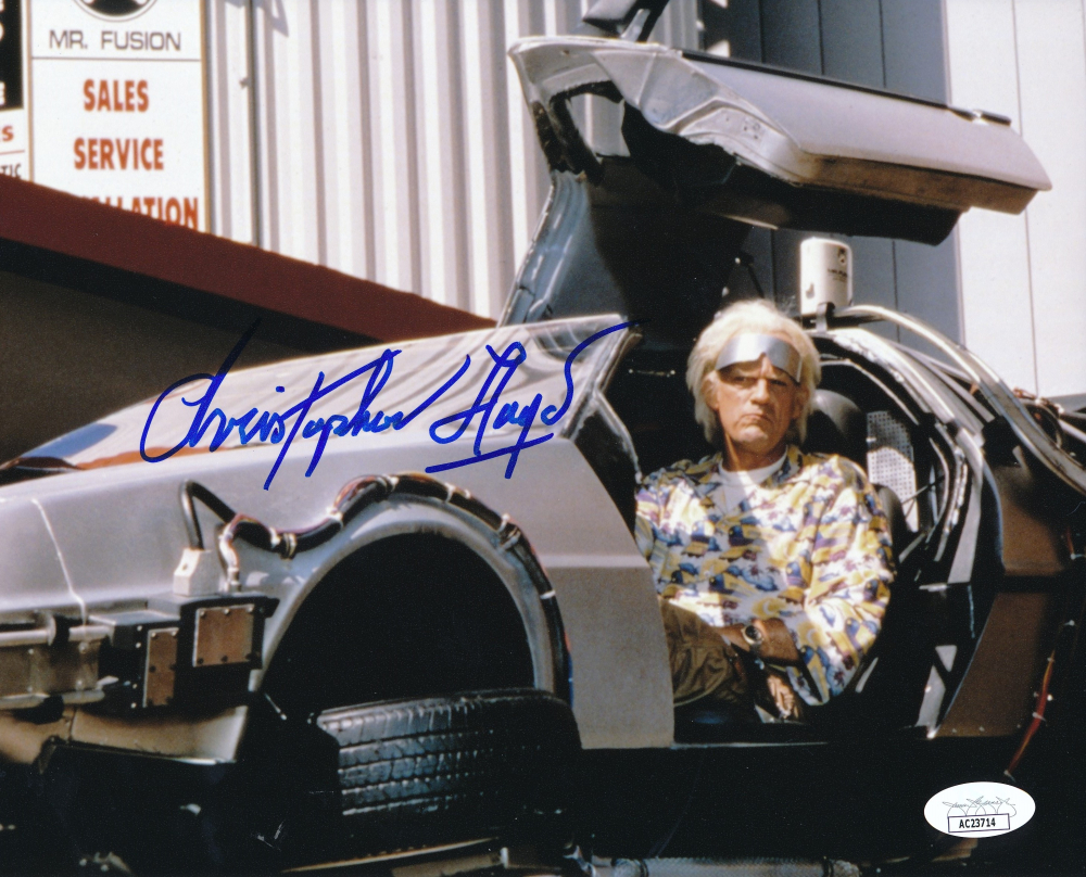 Christopher Lloyd Signed "Back to the Future" 8x10 Photo (JSA ...