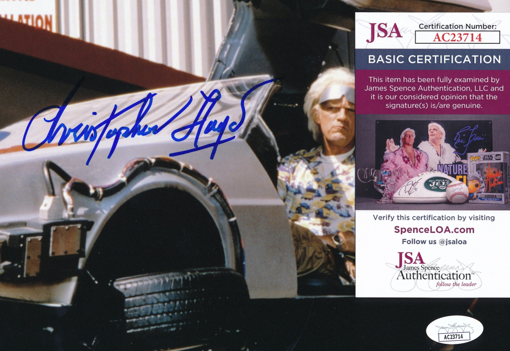 Christopher Lloyd Signed "Back to the Future" 8x10 Photo (JSA ...