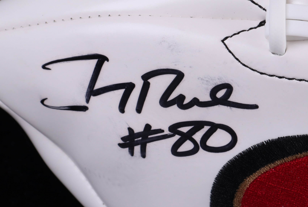 Jerry Rice Signed 49ers Logo Football (PSA) | Pristine Auction