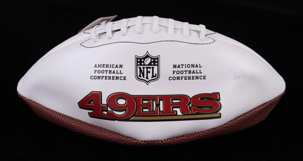 Jerry Rice Signed 49ers Logo Football (PSA) | Pristine Auction