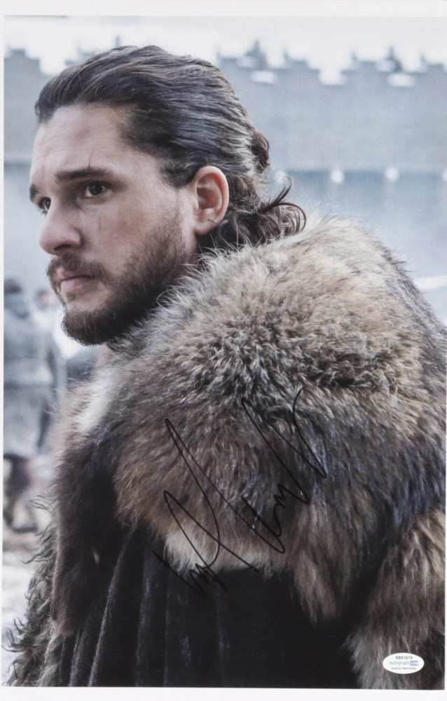 Kit Harington Signed "Game of Thrones" 11x17 Photo (AutographCOA ...