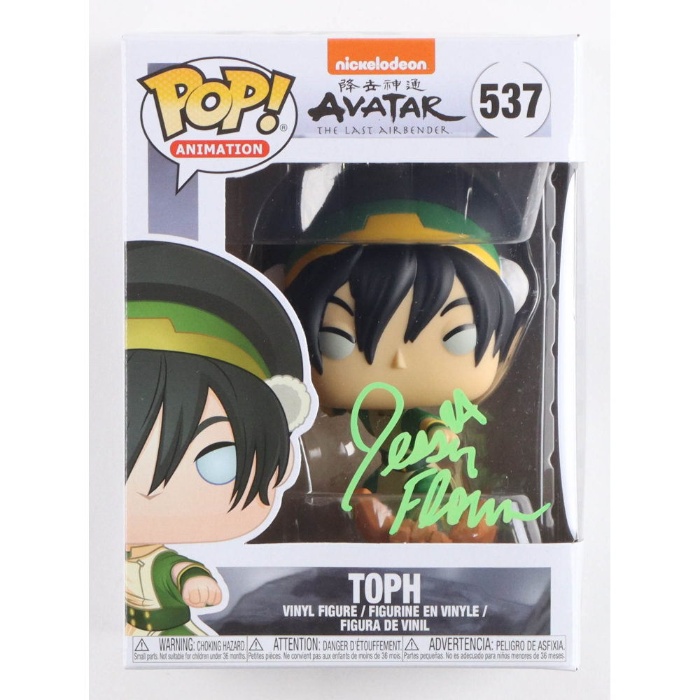 Jessie Flower Signed "Avatar The Last Airbender" #537 Toph Funko Pop ...