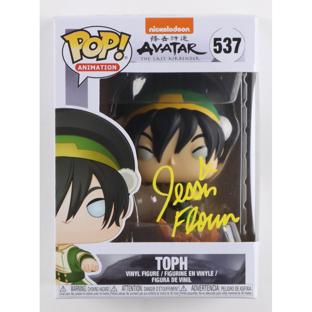 Jessie Flower Signed "Avatar The Last Airbender" #537 Toph Funko Pop ...