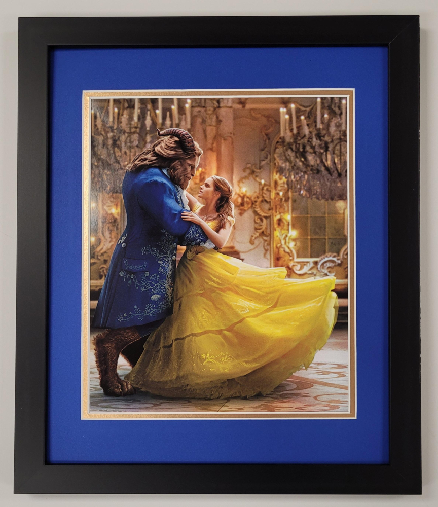 Disney "Beauty and the Beast" Custom Framed Movie Print | Pristine Auction