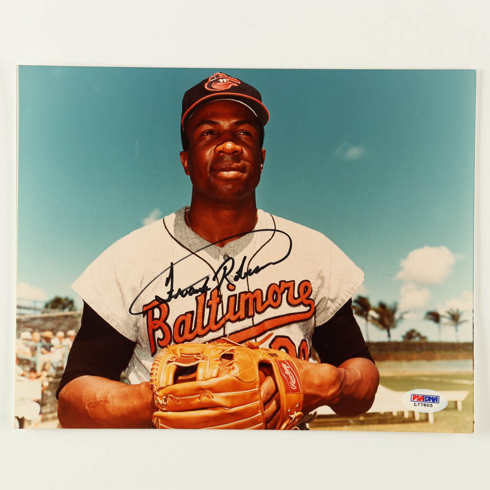 Frank Robinson Signed Orioles 8x10 Photo (PSA) | Pristine Auction