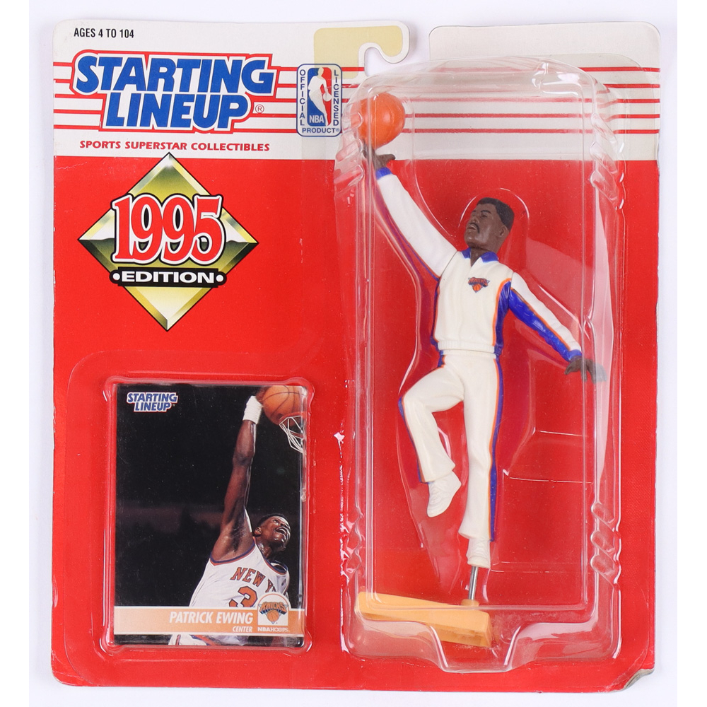 Patrick Ewing 1995 Starting Lineup Action Figure with Trading Card ...