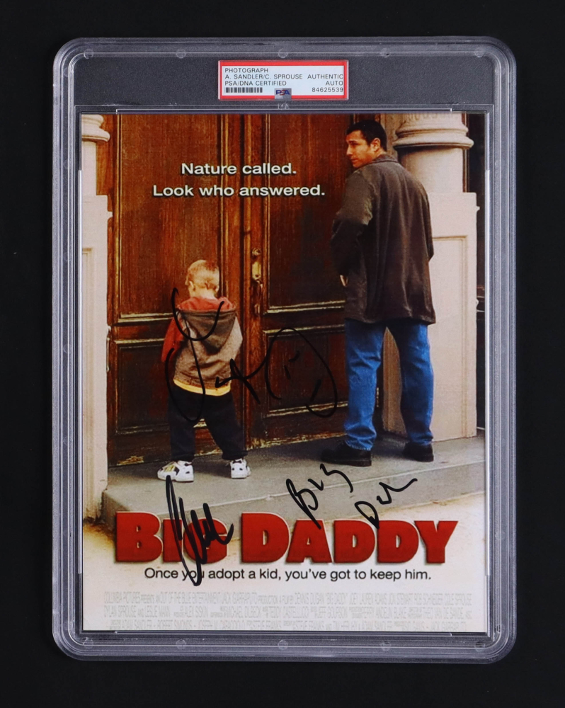 Adam Sandler & Cole Sprouse Signed "Big Daddy" 8x10 Photo (PSA ...