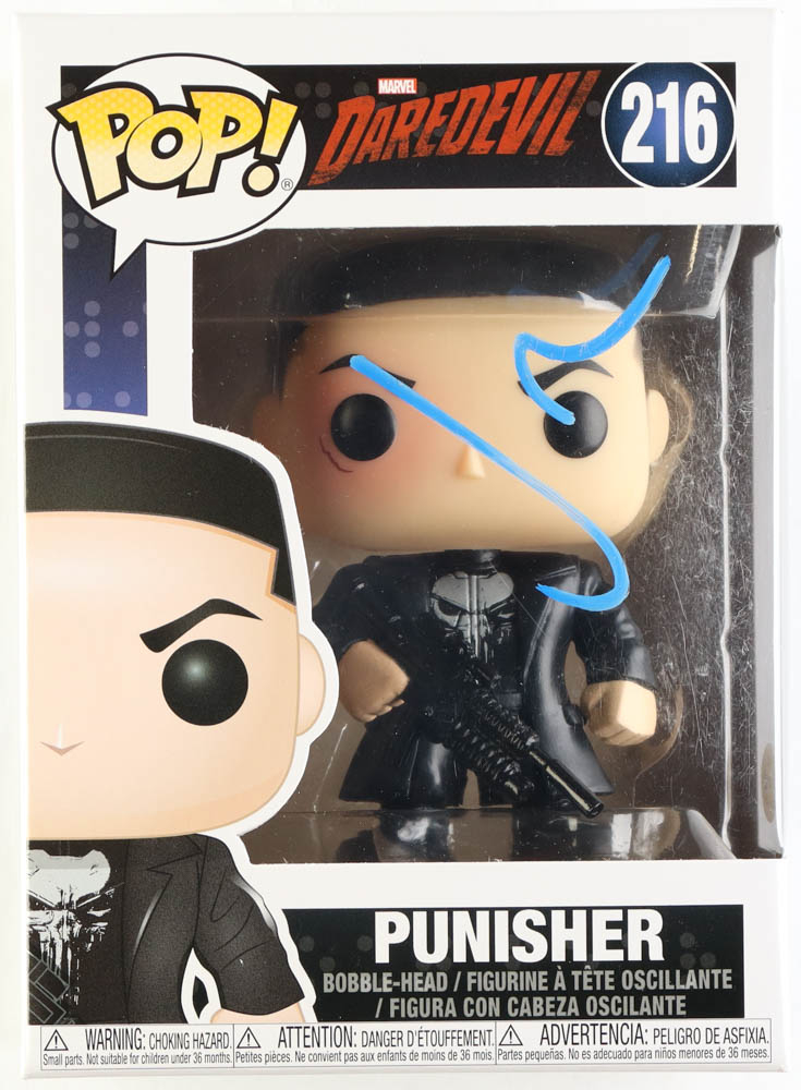 Jon Bernthal Signed "Daredevil" Punisher #216 Funko Pop! Vinyl Figure ...