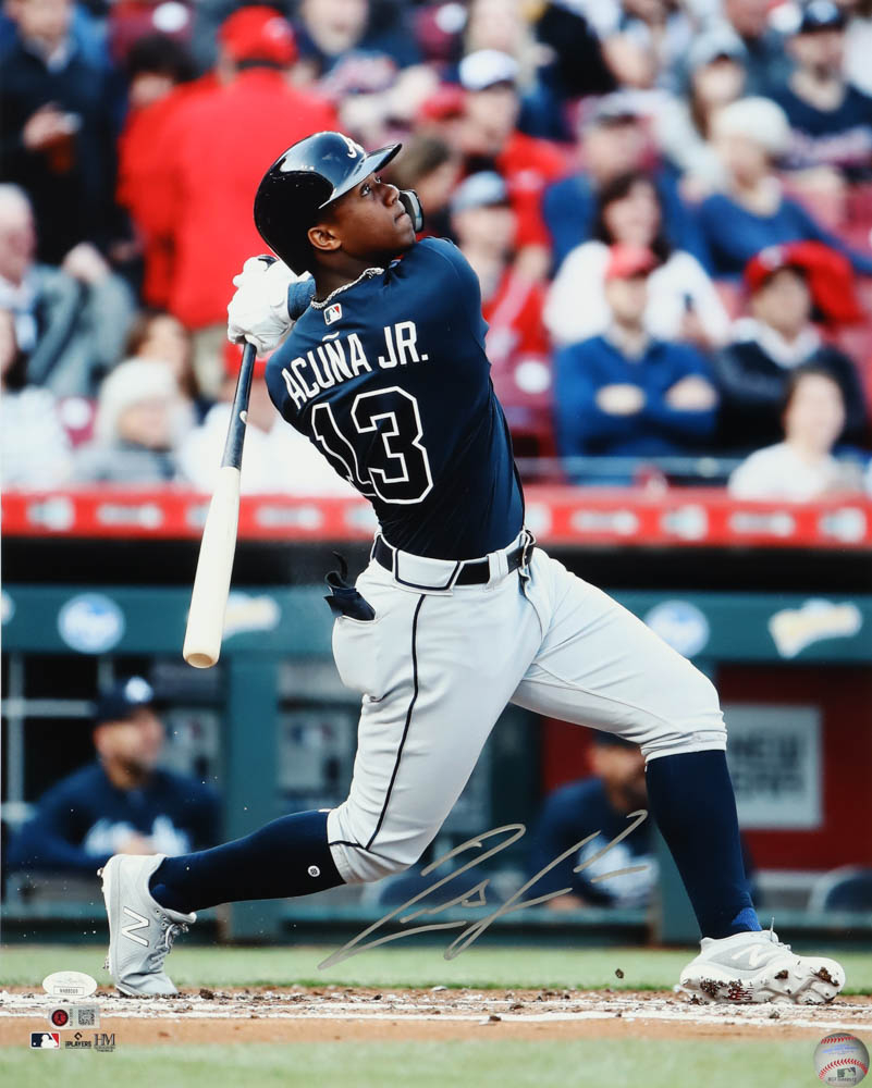 Ronald Acuna Jr. Signed Braves 16x20 Photo (JSA & Acuna Jr.) | Pristine ...