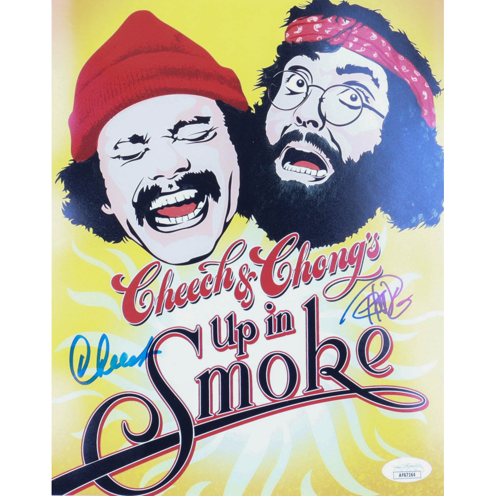 Cheech Marin & Tommy Chong Signed "Up In Smoke" 8x10 Print (JSA ...