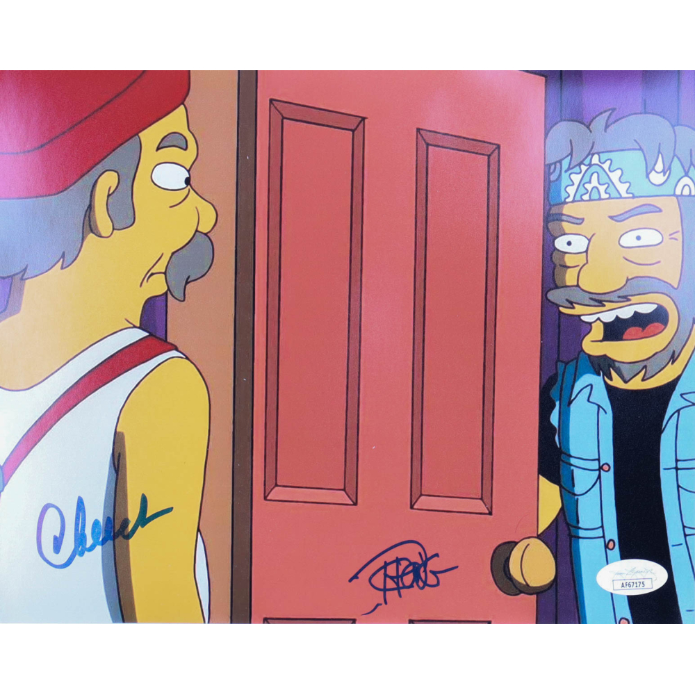 Cheech Marin & Tommy Chong Signed "The Simpsons" 8x10 Photo (JSA ...