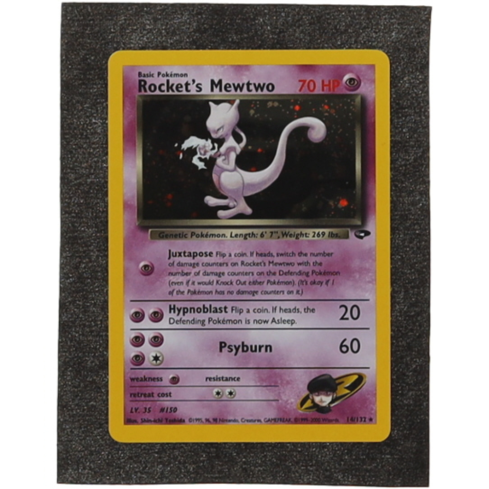 Rocket's Mewtwo 2000 Pokemon Gym Challenge Unlimited #14 Holo ...
