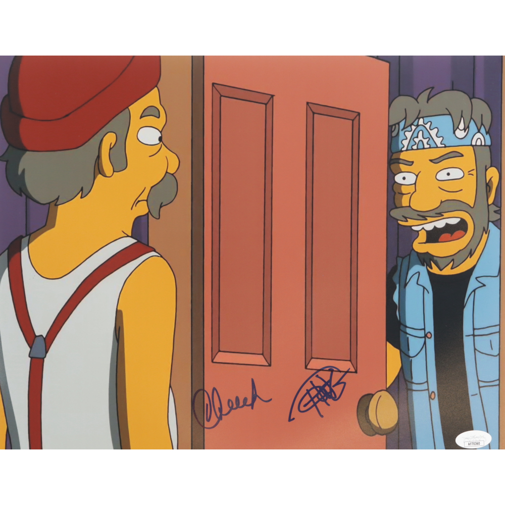 Cheech Marin & Tommy Chong Signed "The Simpsons" 11x14 Photo (JSA ...