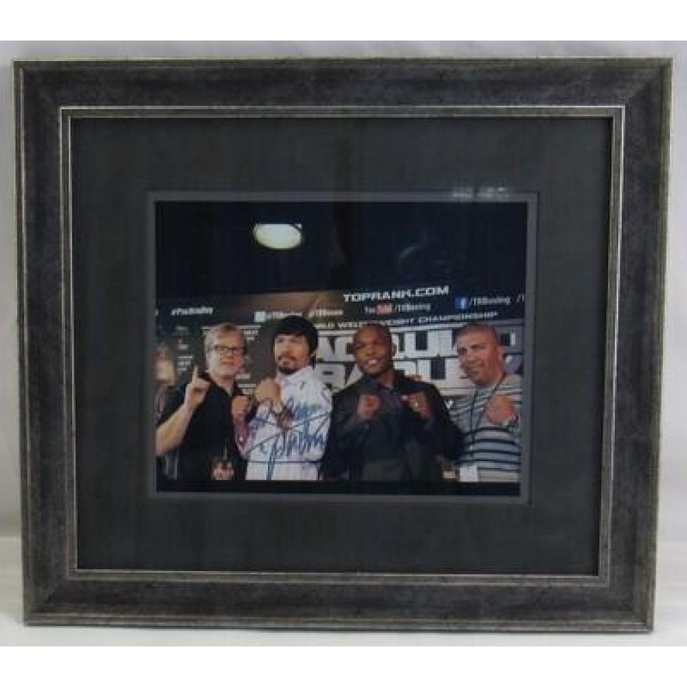 Manny Pacquiao Signed Custom Framed Photo (JSA) | Pristine Auction