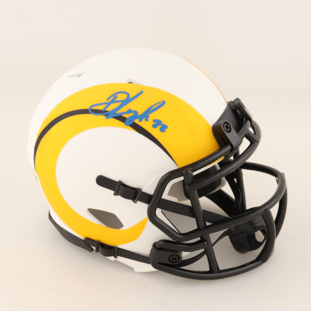 David Long Jr. Signed Rams Lunar Eclipse Alternate Speed Mini Helmet ...