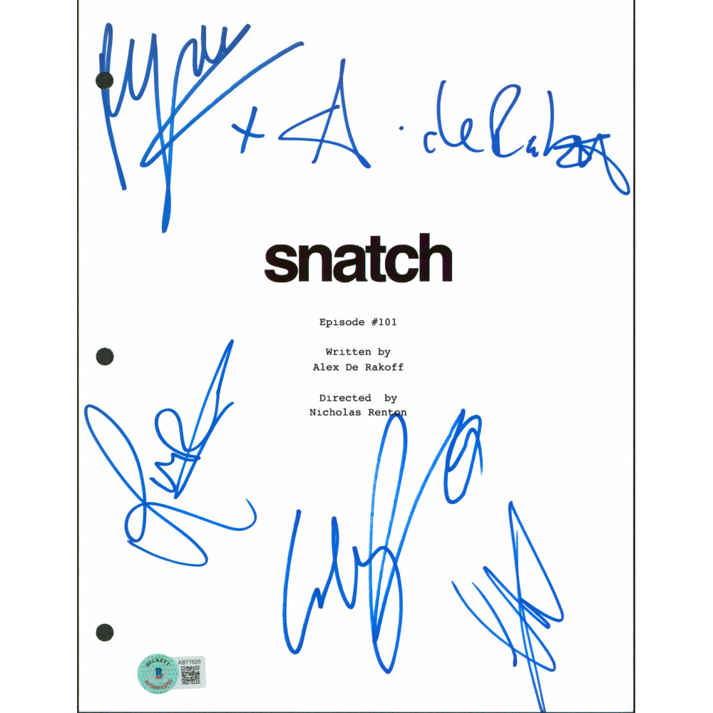 "Snatch" Episode Script Cover Cast-Signed by Phoebe Dynevor, Rubert ...