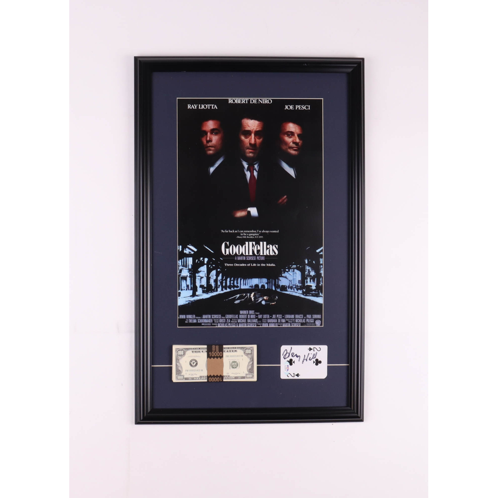 Henry Hill Signed "Goodfellas" Custom Framed Playing Card with Movie ...