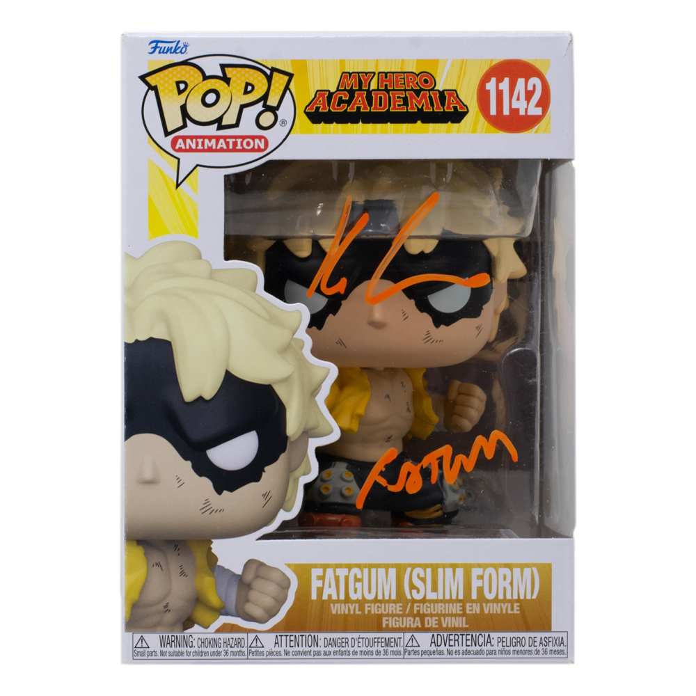 Kyle Hebert Signed "My Hero Academia" Fatgum (Slim Form) Funko Pop ...