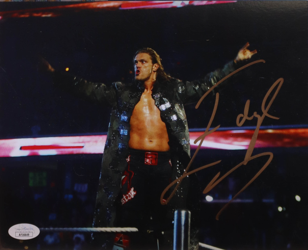 Edge Signed WWE 8x10 Photo (JSA) | Pristine Auction