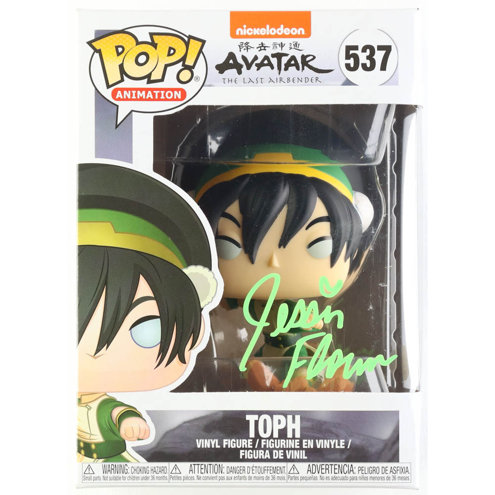 Jessie Flower Signed "Avatar The Last Airbender" #537 Toph Funko Pop ...
